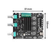 China XY-T100H Bluetooth 5.0 Audio Amplifier Board 100WX2 with Sinilink-APP Control and TPA3116D2 Stereo Digital Power for sale