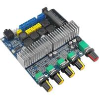 China 2.1 Channel Subwoofer Amplifier Board with 100W Bass Output and Bluetooth 5.0 TPA3116D2 Audio Stereo Equalizer for sale