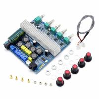 China 2.1 HiFi Amplifier Bluetooth 5.0 Audio Board with 2*50W+100W Output and DC12~24V Power Supply for sale