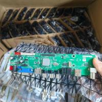 China Digital Analog Integrated Universal LED TV Mainboard DTV3663 With T2/T/C for sale