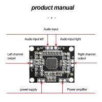 China CA-8610 Digital Power Amplifier Board 2*15W Dual Channel Stereo Mini Class D PAM8610 for sale