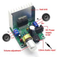 China CA-7297 Digital Amplifier Module Dual-Channel 15W+15W Audio Amplifier Board with TDA7297 Chip for DIY Kit DC 12-24V for sale