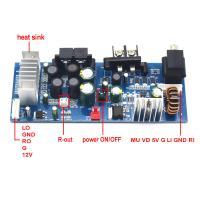 China CA-3116A Digital Subwoofer Amplifier Board with TPA3116 Chip 2*50W 8-24V Amplifier Module for sale