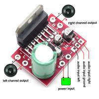 China CA-7379 Stereo Power Amplifier Module Double Channel DC9V-17.5V 38W+38W with TDA7379 Chip for sale