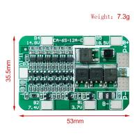 China CA-6S-12A-E 24V PCB BMS Protection Board For 6 Pack 18650 Li Ion Lithium Battery Module for sale