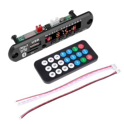 China Bluetooth 5.0 Audio Module with Color Screen and Remote Control MP3 Decoder Board for Car Amplifier for sale