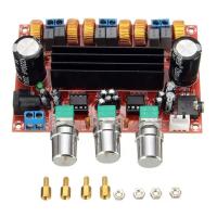 China 2.1 Channel Digital Amplifier Board with TPA3116D2 Chip 50Wx2 Output and 12V-24V Power Supply for sale