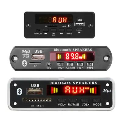 China Bluetooth 5.0 MP3 Decoder Board with 100W Power and Multi-Format Support for USB TF FM AUX for sale
