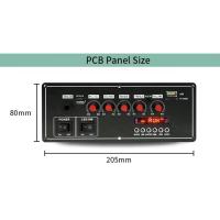 China 2x20W Voice Recorder 7.4V Battery Bluetooth Amplifier Board with Audio Decoder for Trolley Speakers for sale