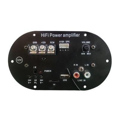 China 50W Subwoofer Tube Car Amplifier Board with Bluetooth 5.0 and TF Card/USB Playback for sale