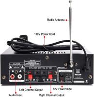 China 300W Digital HIFI Audio Stereo Power Amplifier with LCD Display and Bluetooth for sale