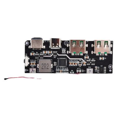 China 22.5W QC4.0 PD3.0 5 Port Dual USB Mobile Power Bank Circuit Board Protection Motherboard for sale