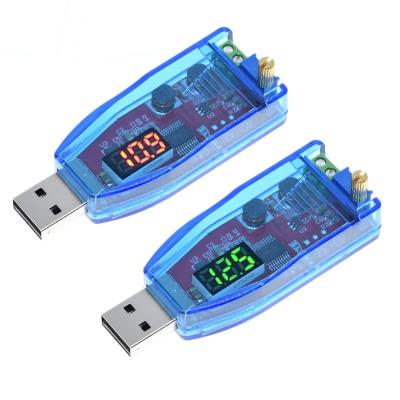 China Adjustable Potentiometer USB Step Up/Down Converter for LED DC-DC 5V to DC 1-24V Power for sale