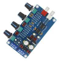 China 4-Channel Home Amplifier NE5532 Stereo Preamp Module with Tone Control Circuit for sale