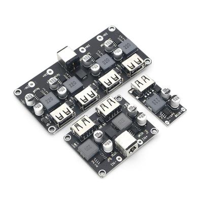 China Boost Converter Board Dual USB Step Down Power Supply Module QC3.0 QC2.0 6-32V 9V 12V 24V for sale