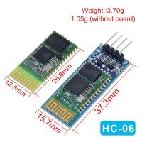 China Wireless Bluetooth Module HC-05 HC-06 RF Transceiver with 2.4G Frequency 3.3V TTL Level and 10 Meter Range UART Converter for sale