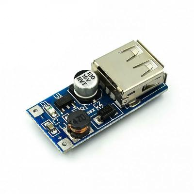China Single Cell Battery Step-up Power Supply Module 5V 600MA Charger DC-DC Boost Converter for sale