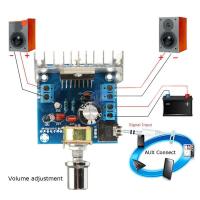 China TDA7297 Power Amplifier Board with 15W Dissipation Power for DC 9-15V Stereo Dual Channel Audio Amplification for sale