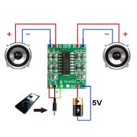 China 2 Channels 2.5-5V Mini Digital Sound Board with 3W Output Class D Power Amplifier for Home Speaker for sale