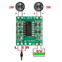 China PAM8403 Amplifier Audio Module 2*3W Power 5V Standard Voltage Ultra-Small Class D Power Amplifier Board for sale