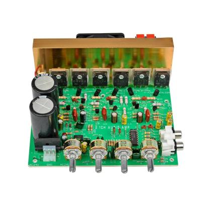 China 240W High Power Subwoofer Amplifier Board with Dual AC18-24V Input and 3*80W Peak Output for Home Theater for sale