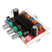 China TPA3116D2 Audio Module 2.1 Channel Class D Power Amplifier Board with 200W Output Power and DC12-24V Wide Voltage for sale