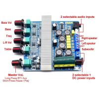 China TPA3116D2 Digital Power Amplifier Board with 100W Subwoofer BT 5.0 and 2*50W+100W Output for sale