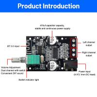 China CA-502L MINI 5.0 Wireless Audio Digital Power Amplifier Board 50Wx2 bt Amp Amplificador for sale