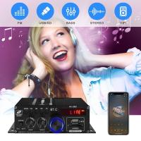 China AK-380 400W Power Amplifier with Bluetooth 5.0 and 2.0 CH HiFi Stereo for Home Audio for sale