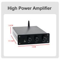 China 100W*2+200W Home Audio Power Amplifier with Bluetooth 5.0 and 2.1 Channel Mini HiFi Stereo Class D Digital Amp for sale