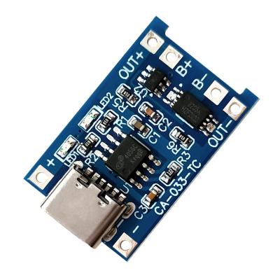 China CA-033 Micro Type-C USB 5V Charging Board Dual Function 1A Li-Ion Lithium Battery Charger Module 18650 TP4056 ICs Product for sale