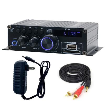 China 120W Dual Channel Power Amplifier with Equalizer for HiFi Stereo Audio for sale