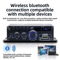 China 120W Dual Channel Power Amplifier with Equalizer for HiFi Stereo Audio for sale