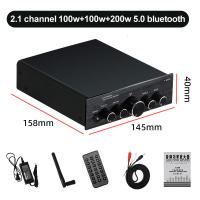 China 2.1 Channel 100W Output Power Wireless Bluetooth Digital Audio HIFI Power Amplifier for Home Audio for sale