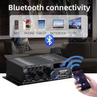 China AK-380 2.0 Channel Bluetooth v5.0 Audio Amplifier with 100-300W Output Power for Home Theater for sale