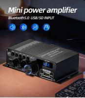 China AK-380 2.0 Channel Bluetooth v5.0 Audio Amplifier with 100-300W Output Power for Home Theater for sale