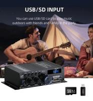 China AK-380 2.0 Channel Bluetooth v5.0 Audio Amplifier with 100-300W Output Power for Home Theater for sale