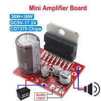 China TDA7379 Stereo Power Amplifier Module Double Channel DC9V-17.5V 38W+38W Amplifier Audio Board for sale