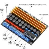 China TPA3116 8-Channel Digital Power Amplifier Board 100W+100W+6*50W Class D DC18V-24V for Speakers for sale