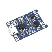 China CA-033 Micro Type-c USB 5V Charging Board with Dual Functions 1A Li-ion Lithium Battery Charger Module 18650 TP4056 Standard for sale