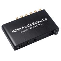 China 5.1 Channel HDMI Audio Extractor with Dolby AC-3/DTS Support and 3840x2160@30Hz Resolution for PS4 DVD for sale