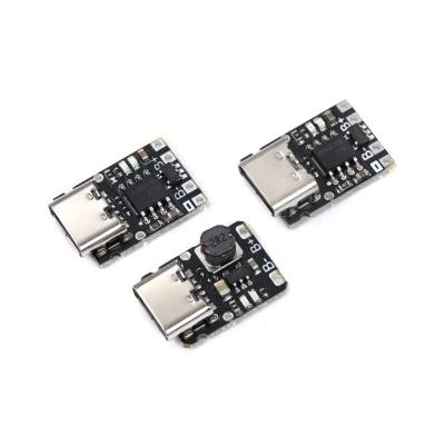 China 5V Charging and Discharging Integrated Module 3.7V 4.2V 18650 Lithium Battery Charging Boost Power Board Protection Type-c for sale
