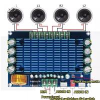 China XH-M180 4x50W Car Speaker Amplifier Module TDA7850 High-end Car AMP DC12V Digital Audio Board for sale
