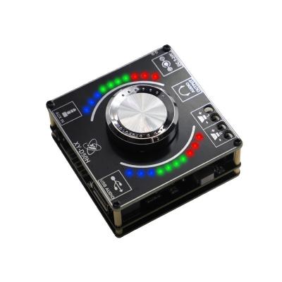 China TPA3116 50W*2 HIFI Stereo Power Amplifier Board with Music Rhythm Lamp for sale