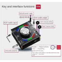 China TPA3116 50W*2 HIFI Stereo Power Amplifier Board with Music Rhythm Lamp for sale