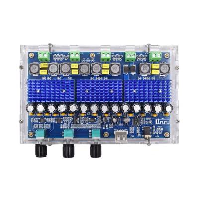 China TPA3116D2 Digital Power Amplifier Board 4 Channel with 50Wx2 100Wx2 Stereo Dual Bass Receiver for sale