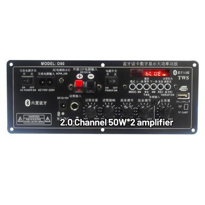 China Rechargeable 12V Stereo Power Amplifier PCB Board with Private Mold Design for sale