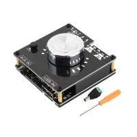 China BT 5.0 Digital Power Amplifier Board 100W*2 Stereo Mini DIY Audio Module with U Disk & AUX Input Support for sale