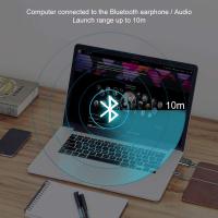 China Bluetooth 5.0 Audio Adapter with 10m Transmission Range and Dual Mode for Wireless Audio Streaming for sale