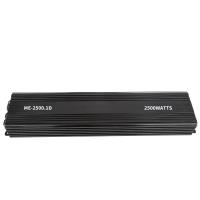 China Class D Car Audio Power Amplifier RMS 2500Wrms 1 Ohm Impedance Spl Mono Power Amplifier with Crossovers for sale
